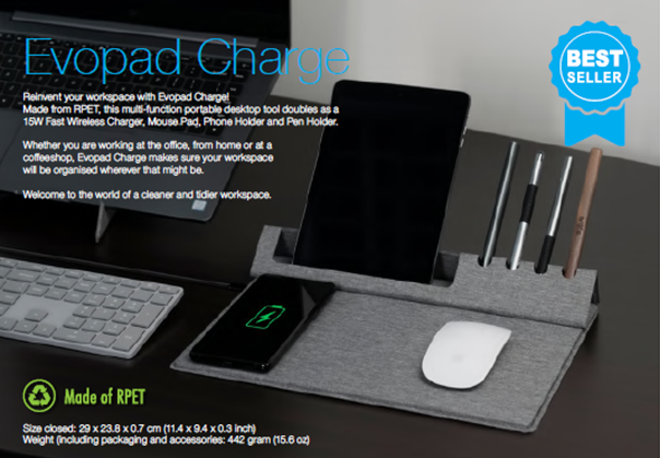 Brand Charger Evopad Charge Eco Electronics & Gadgets Best Corporate ...